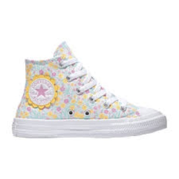 Converse | Shoes | Youth Girls Converse Floral High Top Sneakers | Poshmark
